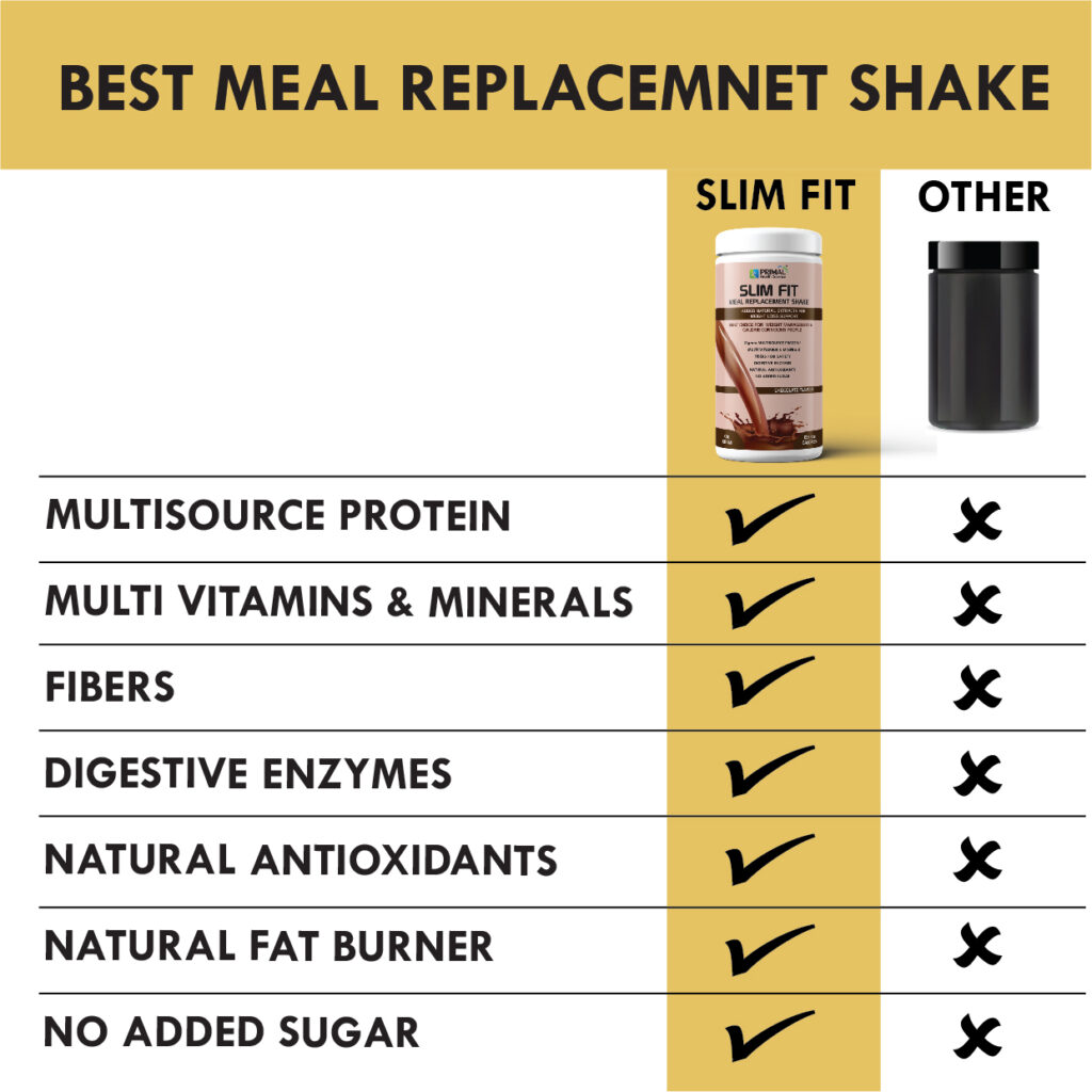 SLIM FIT MEAL REPLACEMENT SUGAR-FREE PROTEIN SHAKE - Nutritix
